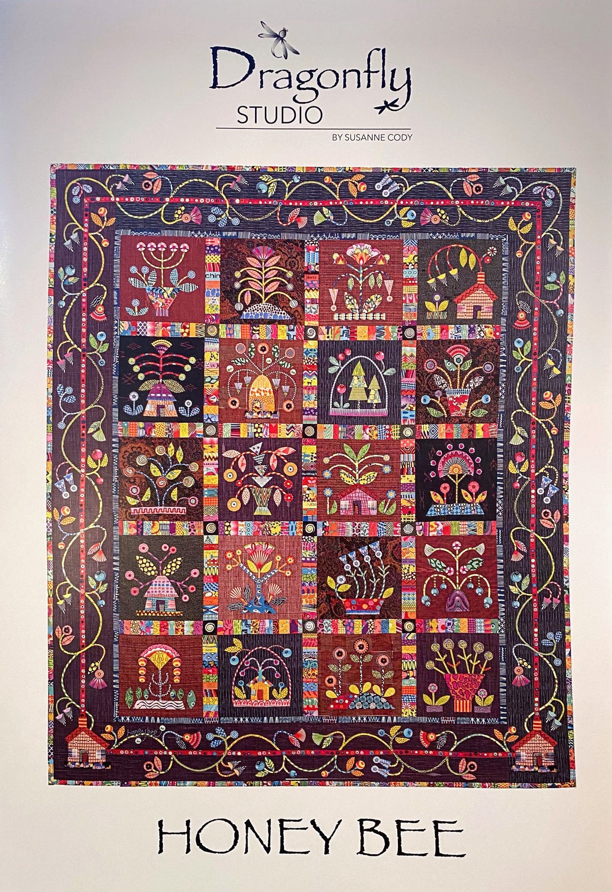 Dragonfly Studio - Honey bee Pattern - Thread Botanica